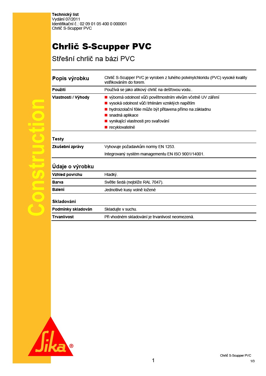 Dokumentace - střechy